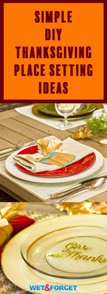 6 Easy Place Settings for your Thanksgiving Table | Life's Dirty. Clean ...