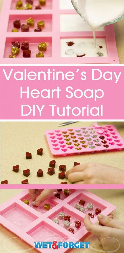 DIY Handmade Valentine's Day Soaps | Life's Dirty. Clean Easy.