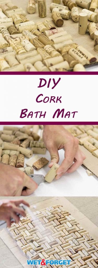 DIY Cork Bath Mat and Other Bath Mat Ideas | Life's Dirty. Clean Easy.