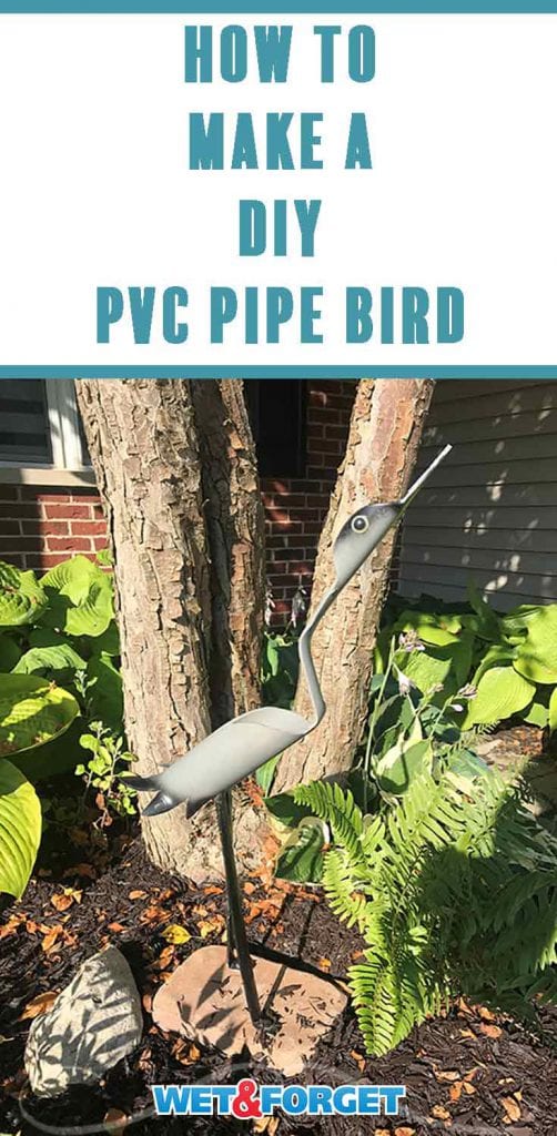 DIY PVC Bird - An Easy Yard Decoration Tutorial | Life's Dirty. Clean Easy.