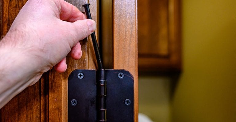 How to Fix a Squeaky Door or a Door That Sticks | Life's Dirty. Clean Easy.